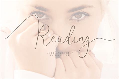 Reading Signature Font