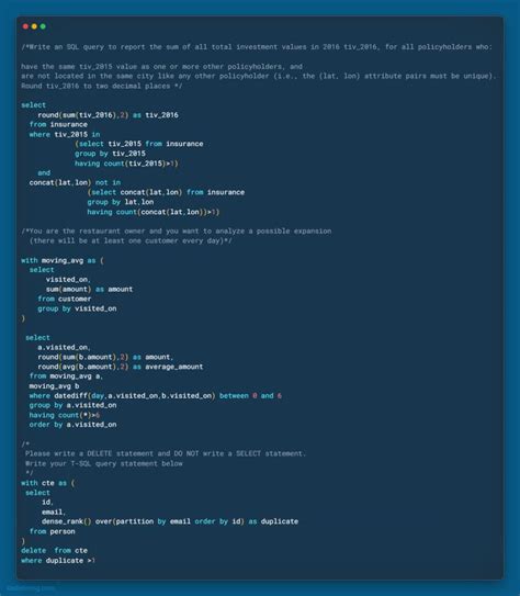 Day12 Sql Leetcode2023 Sqlprogramming Dailylearning Dataanalytics Ritesh Vernekar