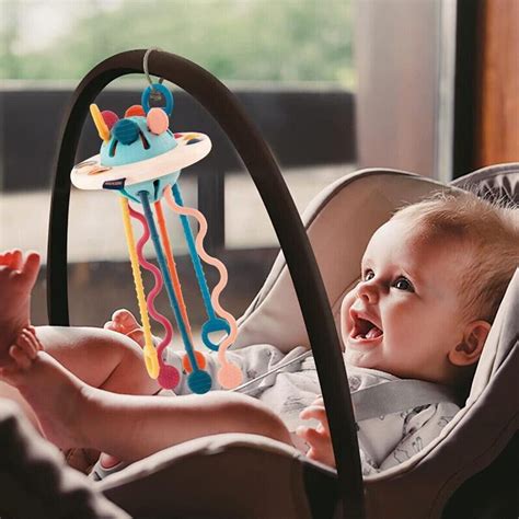 Baby Puzzle Fun Finger Pumping Toys Enlightenment Early Teaching Toys Cartoon Crab Green