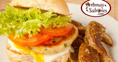 Aromas e Sabores Hambúrguer de frango light