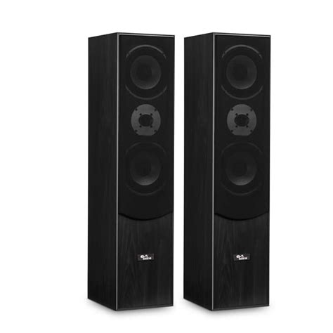 Paire d enceintes Hifi Home Cinéma Evidence Acoustics EA BK x W PMPO Bass Reflex à