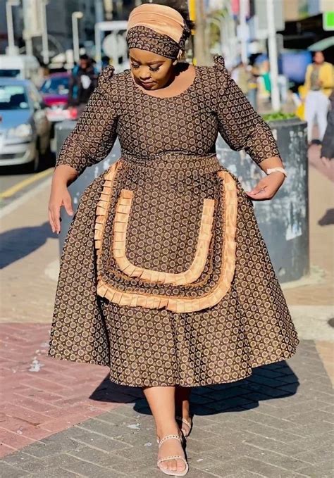 Pin On African Designs In 2024 Shweshwe Dresses South African Traditional Dresses African