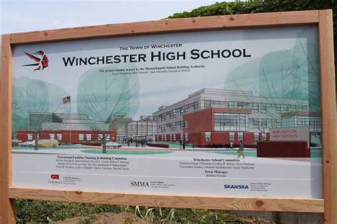 Winchester High School Groundbreaking Ceremony Massachusetts School