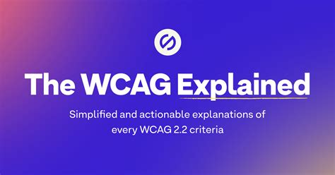 Wcag Operable Explained