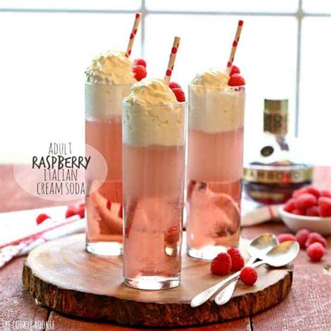 Adult Raspberry Italian Cream Soda