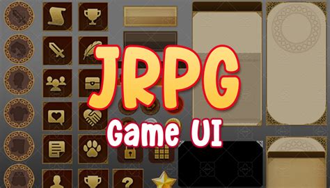 Jrpg Ui Asset Pack Gamedev Market