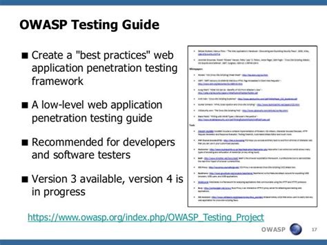 Owasp Overview Of Projects You Can Use Today Defcamp 2012