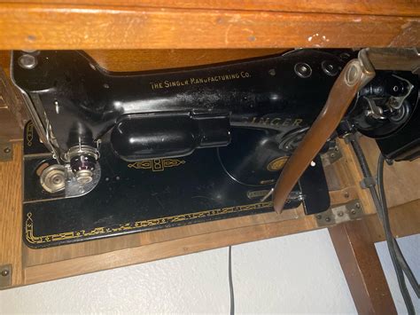 Help Old Thigh Lever Singer Sewing Table Runs Slow Rsewing