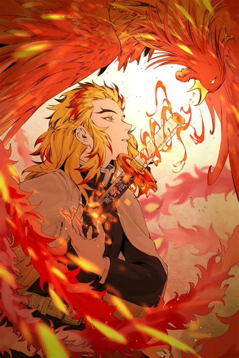 Rengoku Mobile Wallpapers Wallpaper Cave