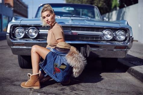Hailey Baldwin Ugg Boots Classic Street Photoshoot