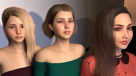 3 Girls Looks Virt A Mate Hub