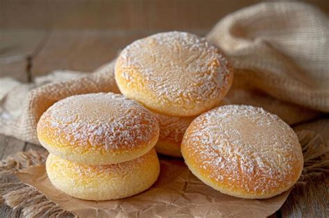 Portuguese Cornbread On Brown Wooden Premium Ai Generated Image