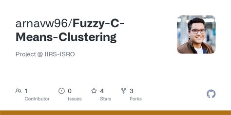 github arnavw96 fuzzy c means clustering project iirs isro