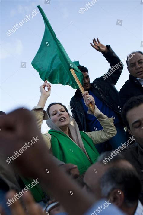 Ayesha Gaddafi Babe Libyan Leader Muammar Editorial Stock Photo