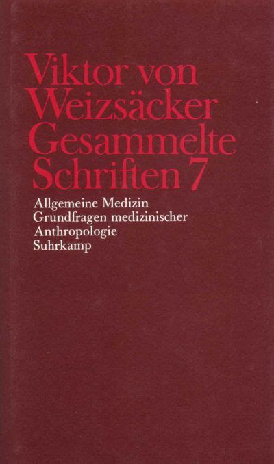 Gesammelte Schriften in zehn Bänden Buch von Viktor von Weizsäcker
