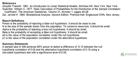 医学研究之相关分析的样本量计算Pearson相关系数法 梦特医数通
