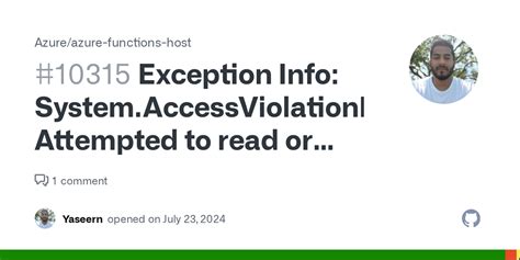 Exception Info System Accessviolationexception Attempted To Read Or Write Protected Memory