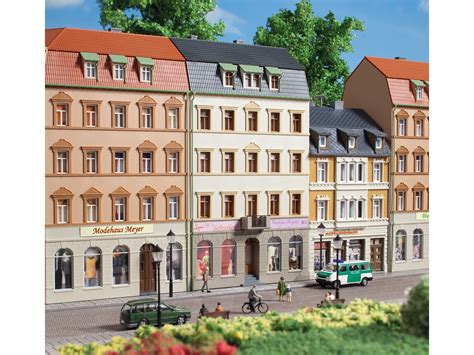 Auhagen TT BS Stadthaus Markt 2 Modellbahn Nütz