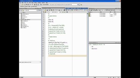 Matlab 2D Plots Gtext Fplot In Hebrew YouTube