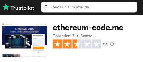 Ethereum Code è Una Truffa Opinioni E Recensioni 2025