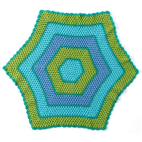 Simple Hexagon Crochet Pattern Simple Solid Crochet Hexagon Crochet