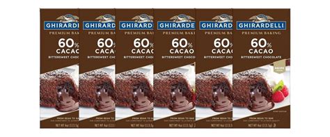 Ghirardelli 60 Cacao Premium Bittersweet Chocolate Baking Bar 4 Oz