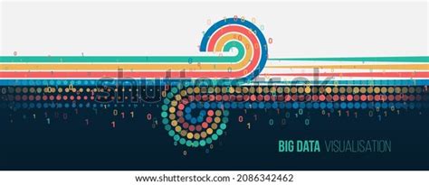 Visualization Sorting Data Abstract Processing Information เวกเตอร์สต็อก ปลอดค่าลิขสิทธิ์