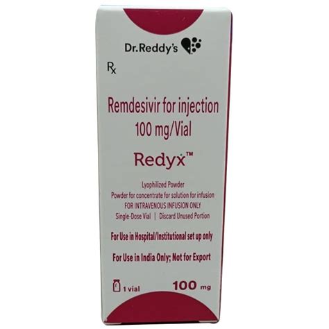 Dr Reddy Remdesivir For Injection 1 Vial 100mg At Best Price In