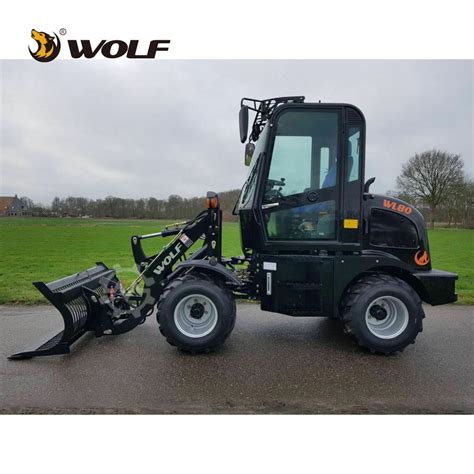 Farm Helper Wolf 0 8t Wl80 Mini Loader With Agricultural Tires Wheel