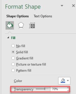 How To Make A Shape Or Picture Transparent In Excel Automate Excel