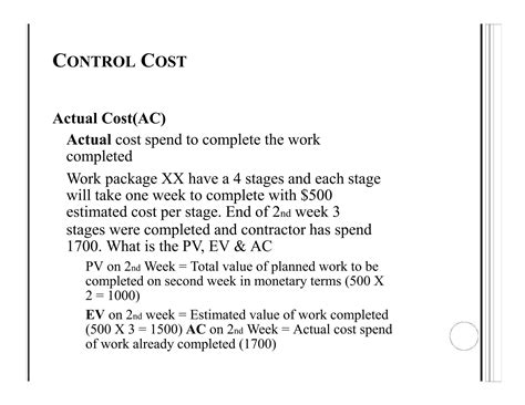Software Project Cost Management And Estimation Pptx