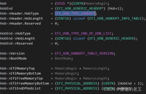 Uefi源码解析之hobhob 传递 Csdn博客