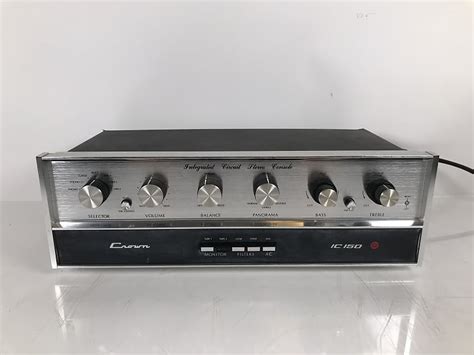 Vintage Crown Ic 150 Stereo Preamp Preamplifier Reverb