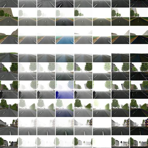 Comparison Of Defogging Visual Results For FRIDA Database Road Scene