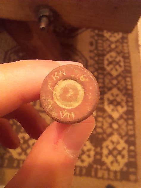 Bullet Casing Found Somme Identification Ww1 Arms And Other Weapons