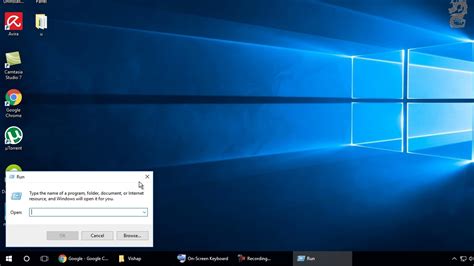 Three Ways To Open Run Dialog Box In Windows 10 Youtube
