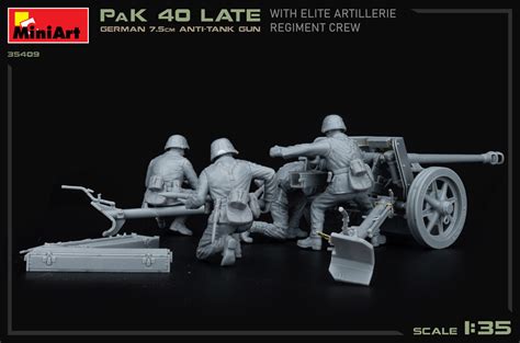 GERMAN CM ANTI TANK GUN PaK Late W ELITE ARTILLERIE REGIMENT CREW HLJ