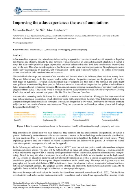 Pdf Improving The Atlas Experience The Use Of Annotations