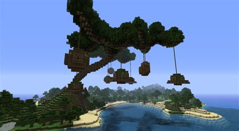 Tree Village Minecraft Project Tree Village Minecraft Project