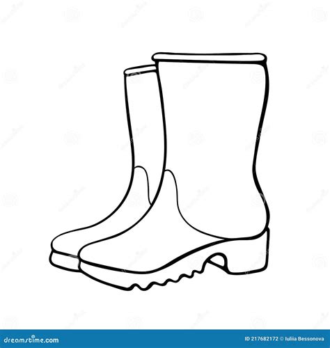 Outline Rainy Vector Icon Isolated Black Simple Line Element