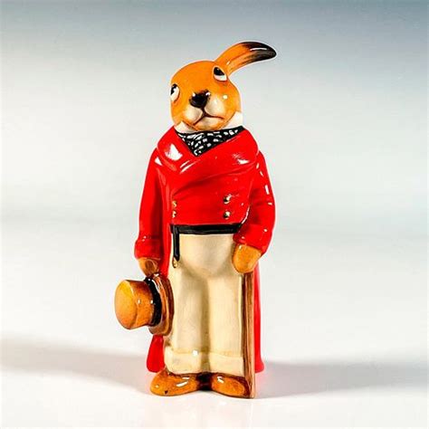 Royal Doulton Bunnykins Prototype Figurine Huntsman Sold At Auction On