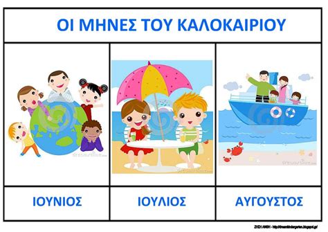 Το νέο νηπιαγωγείο που ονειρεύομαι Λίστες αναφοράς για το καλοκαίρι