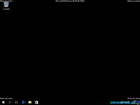 Démarrer en mode sans échec sous Windows 10 et Windows 11 Windows
