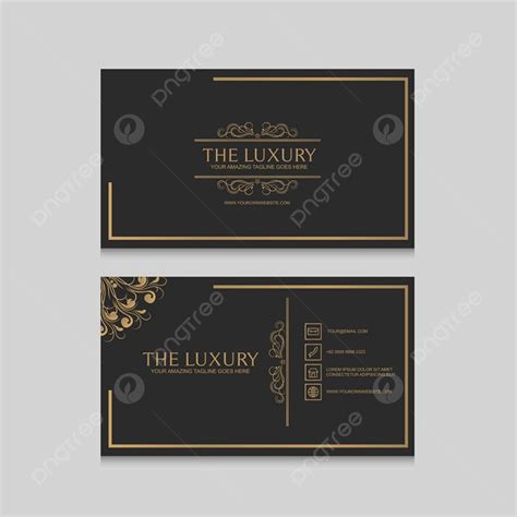 Elegant Business Card Template Download On Pngtree