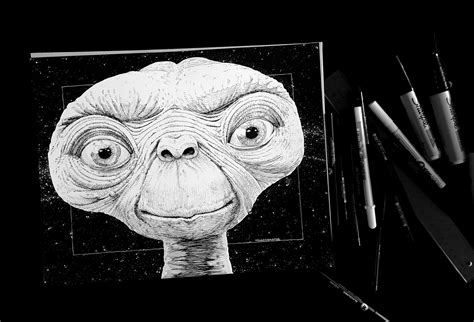 E T The Extra Terrestrial By The Artist MetaZeeMan Gallea
