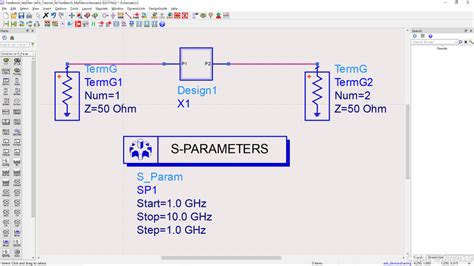 S Parameter Simulation In Ads 3 The Home Of Engineering And Sciences