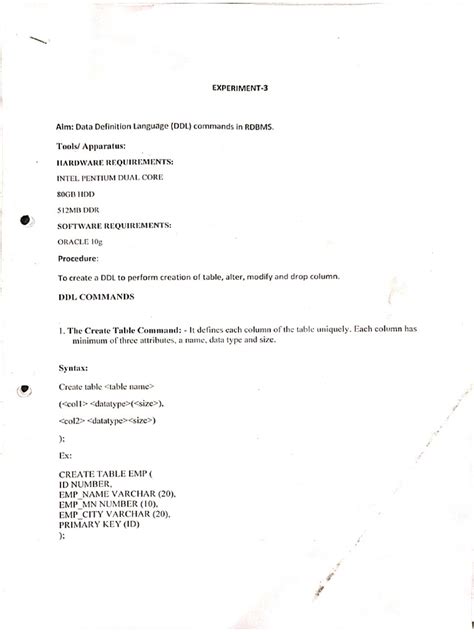Dbms Practical 3 Pdf