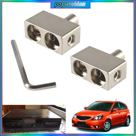 Pop Double 1 0 Awg To 1 0 Offset Amp Inputs 0gauge Amp Input Reducers Discharge Terminals For