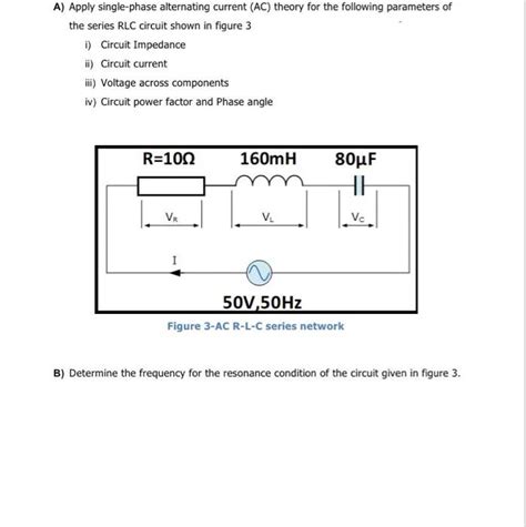solved a apply single phase alternating current ac theory