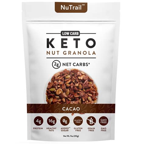 Nutrail Keto Nut Granola Cacao Droneup Delivery